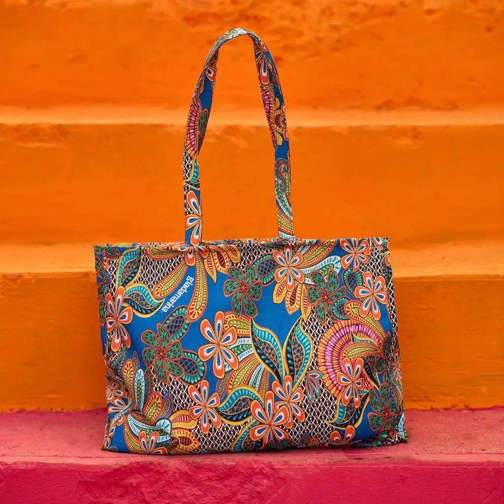 Giadamarina | borsa mare con cerniera in fantasia mexico | giadamarina – Mariotti Lab Digital Store